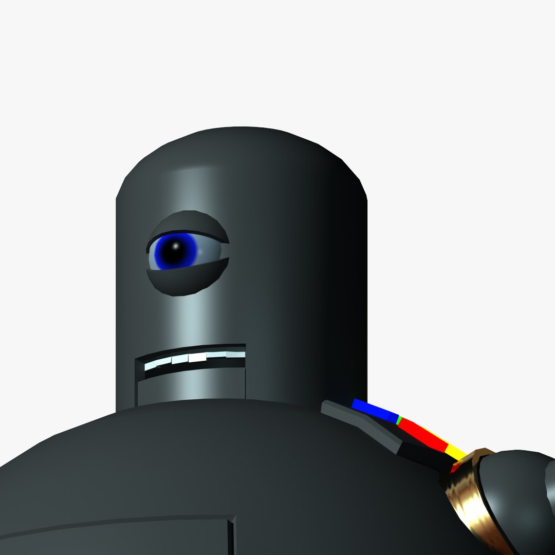 3dsmax gray robot