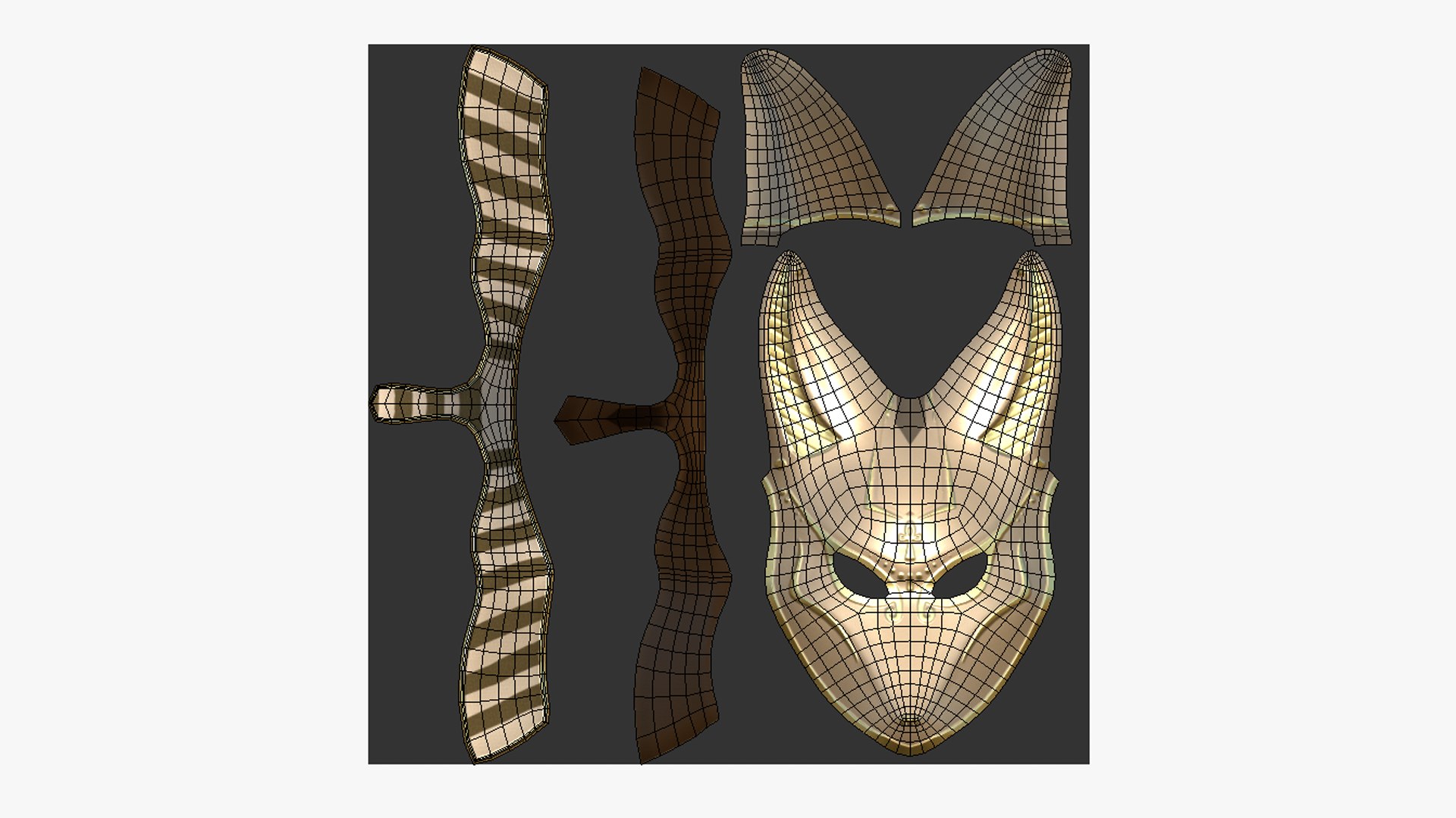 Anubis Mask A06 - Egyptian Gods Character Clothing 3D - TurboSquid 2190717