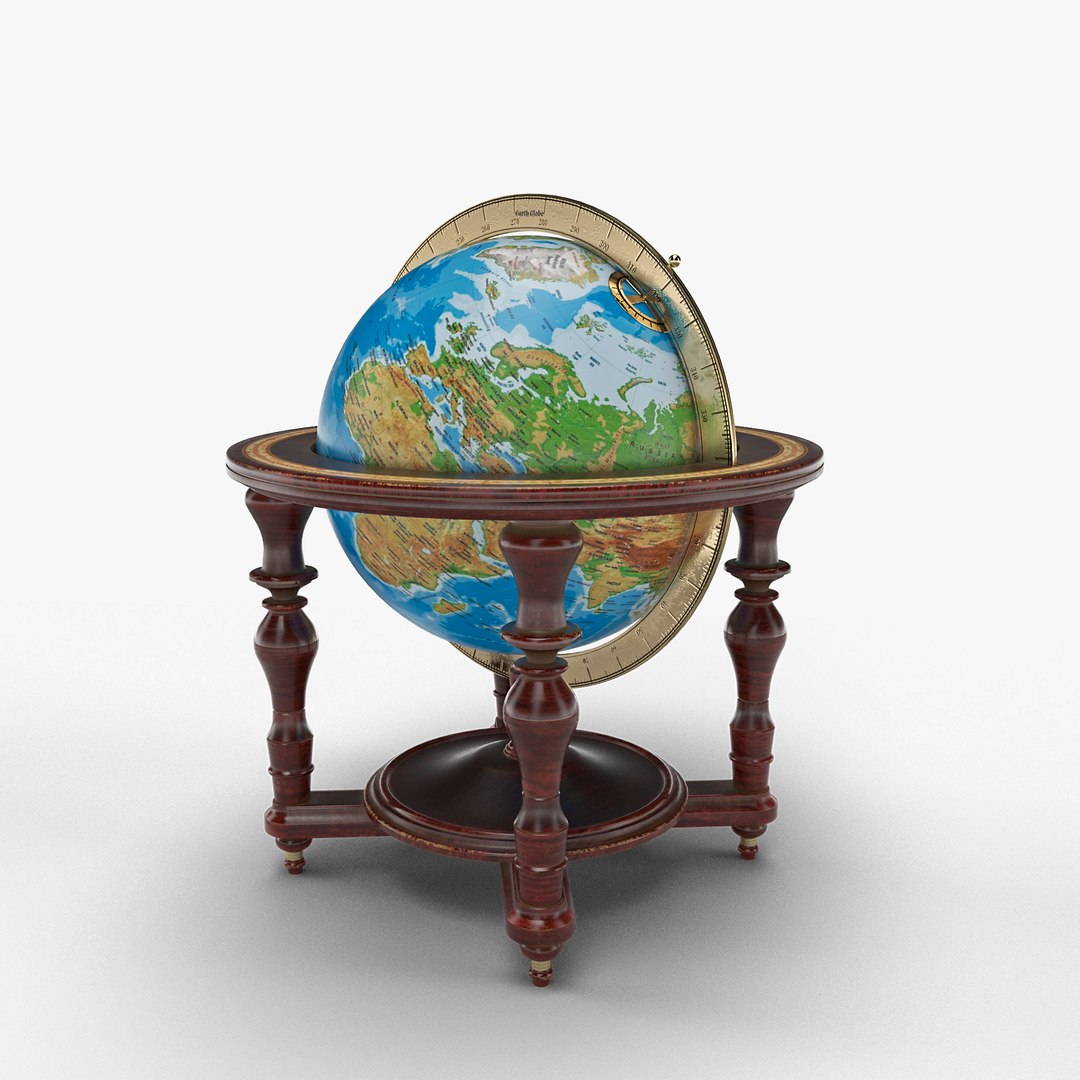 Globe Earth 3D Model - TurboSquid 1656849