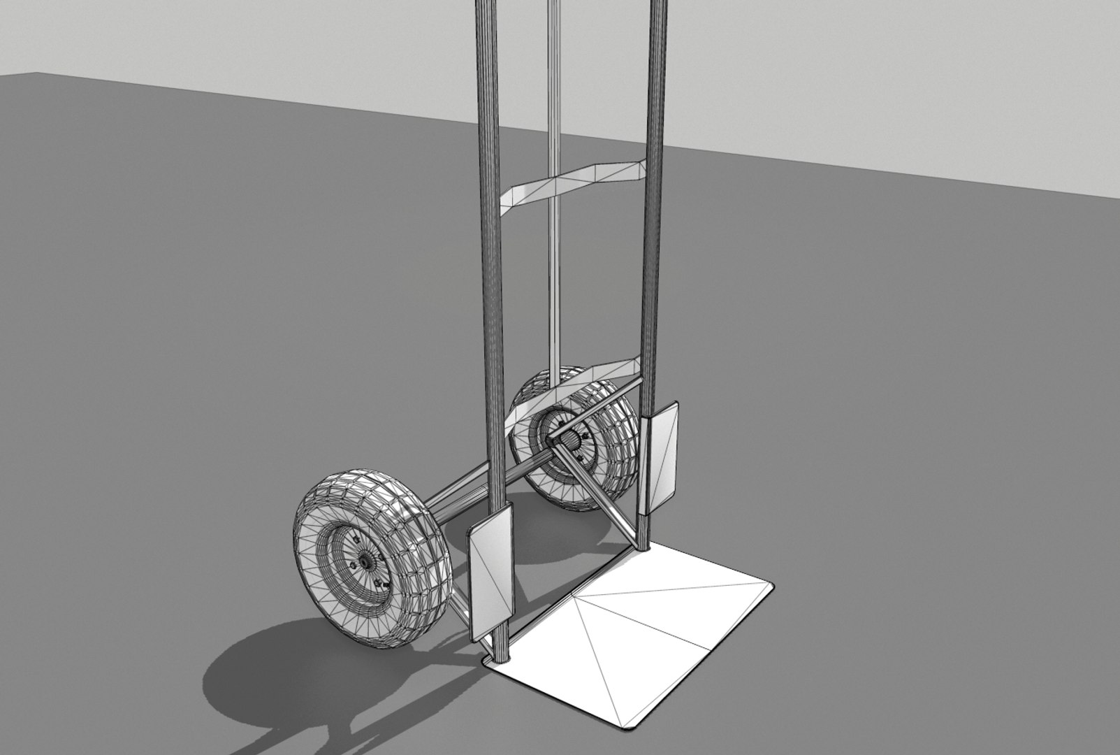Industrial Hand Trolley 3D Model - TurboSquid 1553687