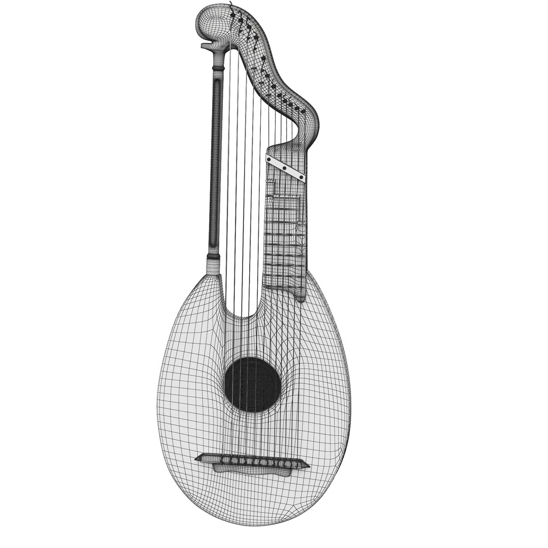 Medieval Lute Model - TurboSquid 1401239