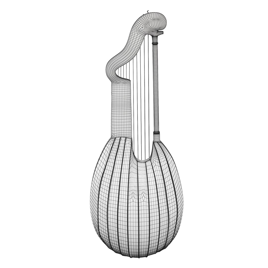 Medieval Lute Model - TurboSquid 1401239