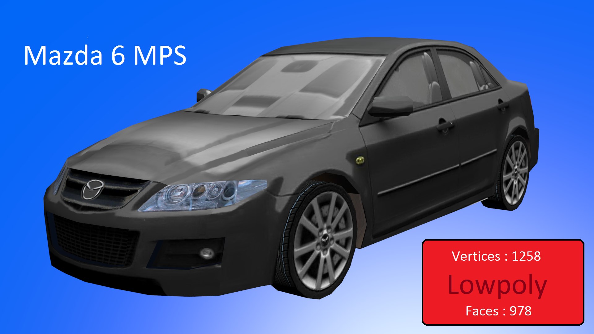 3d Mazda 6 Mps Model