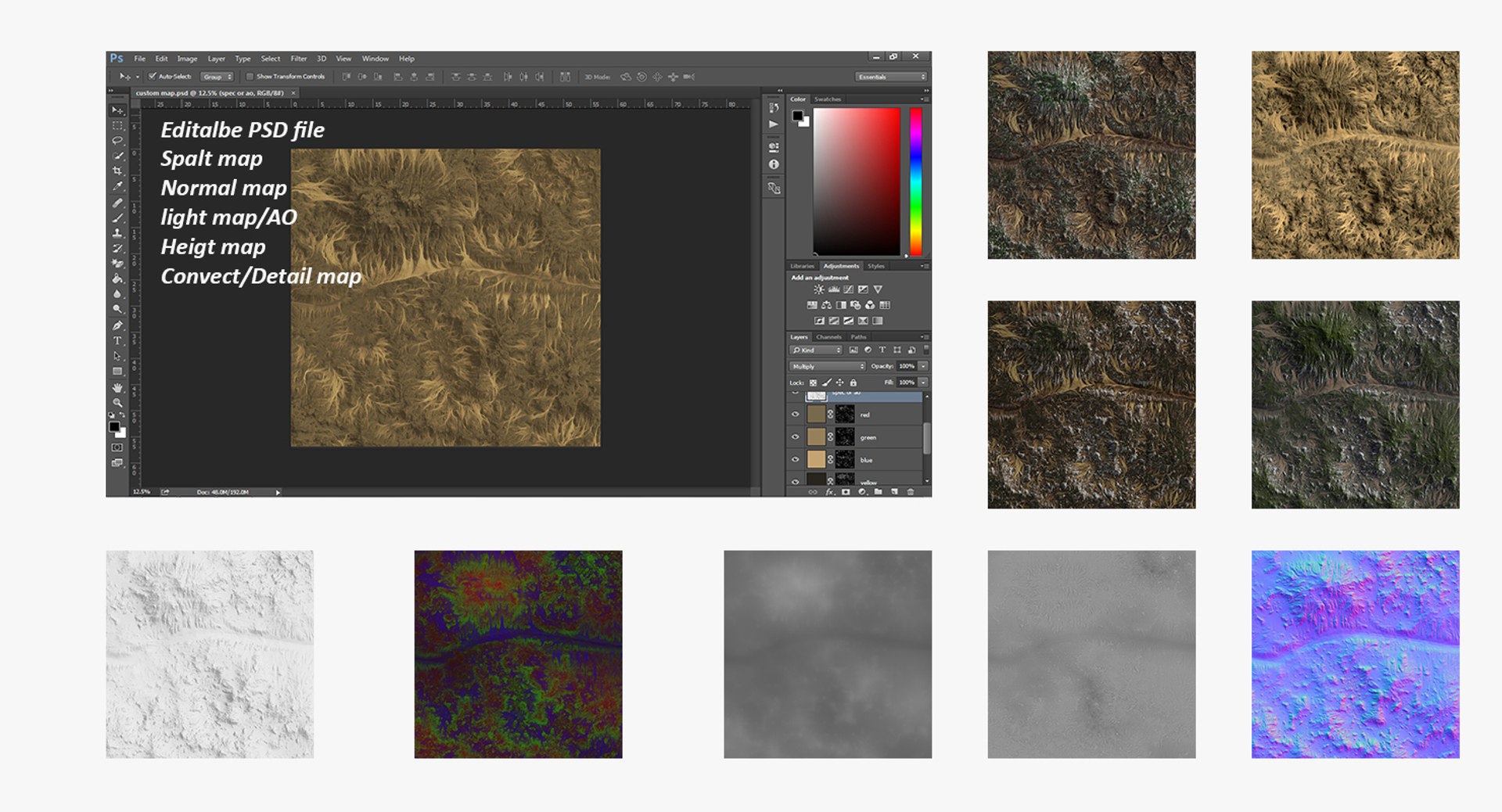 3D Terrain File Set 4 Model - TurboSquid 1194082