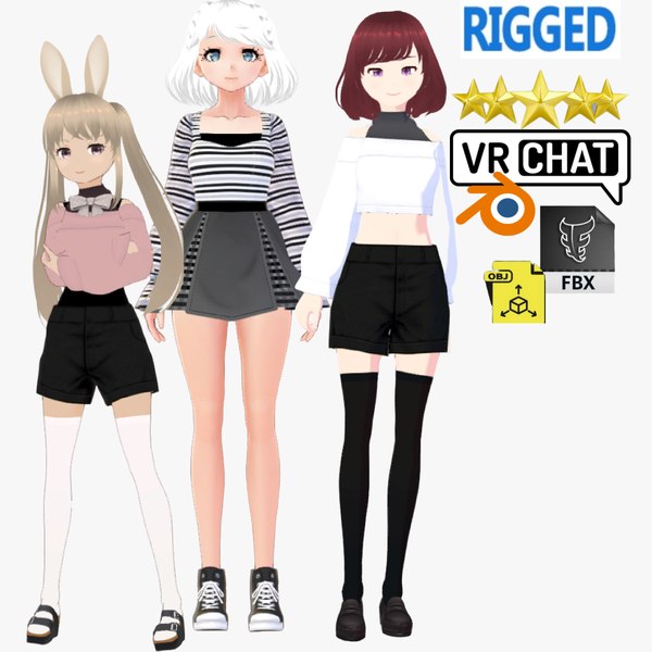 3D Vrchat Models | TurboSquid