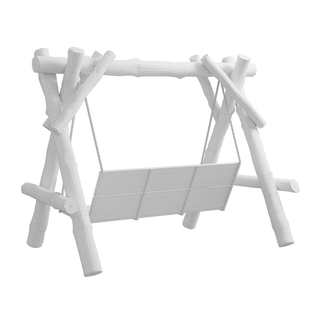3D Garden Swing - TurboSquid 2274961