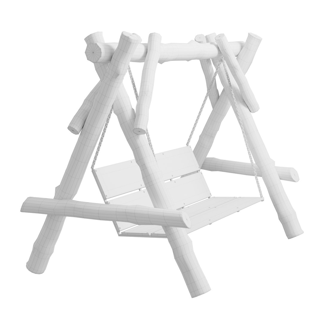 3D Garden Swing - TurboSquid 2274961