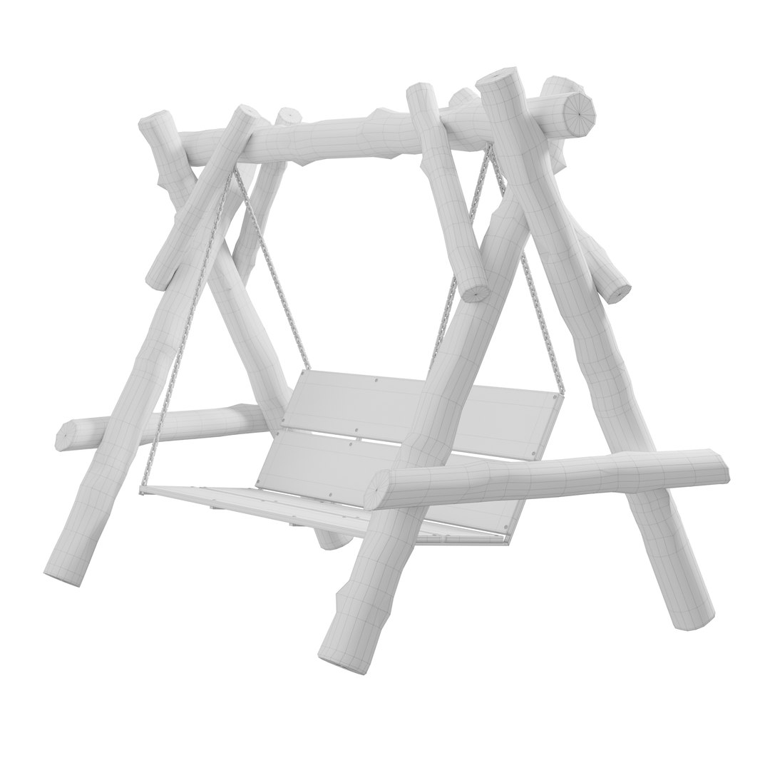 3D Garden Swing - TurboSquid 2274961