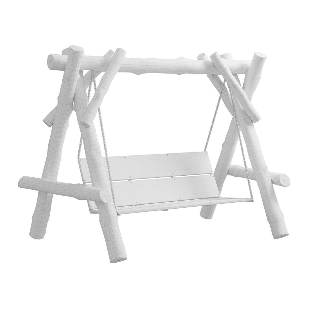 3D Garden Swing - TurboSquid 2274961