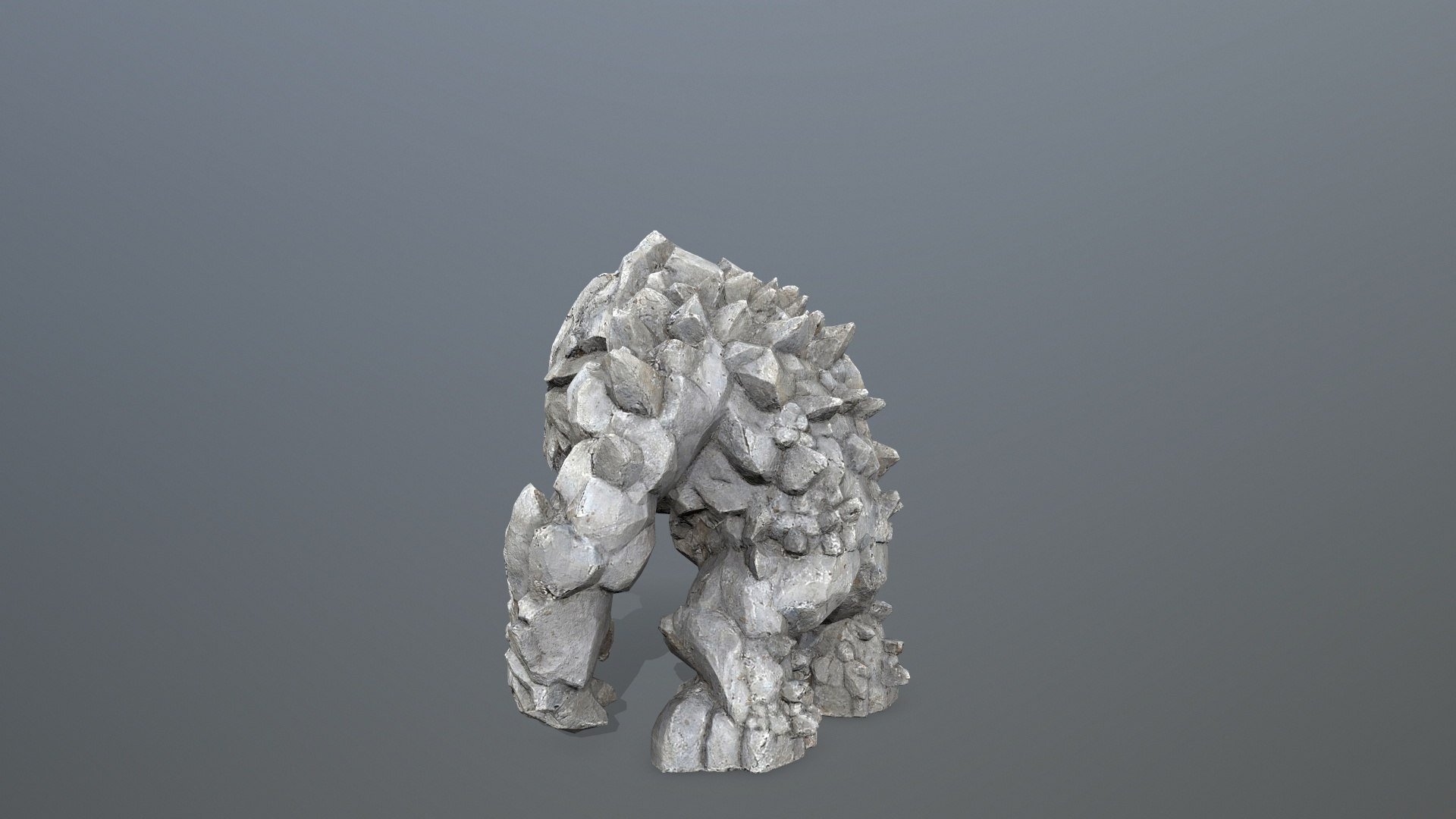 Stone Monster 3D Model - TurboSquid 2386542