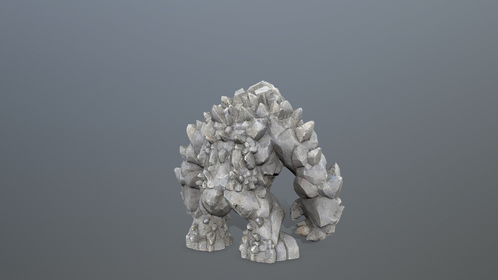 Stone Monster 3D Model - TurboSquid 2386542