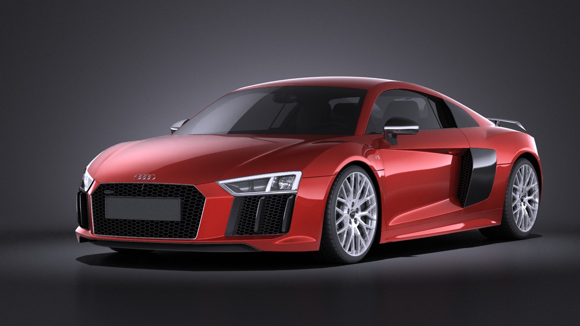 3d 2016 Audi R8