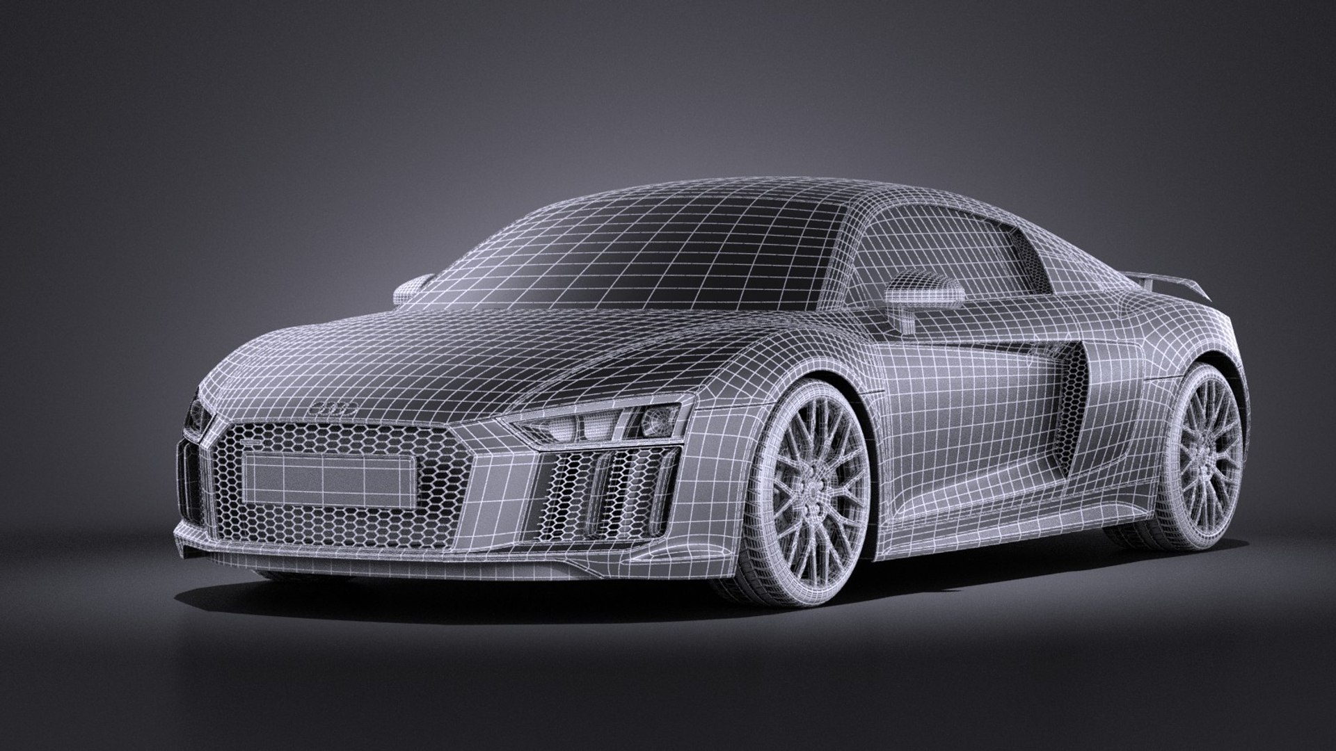 3d 2016 Audi R8