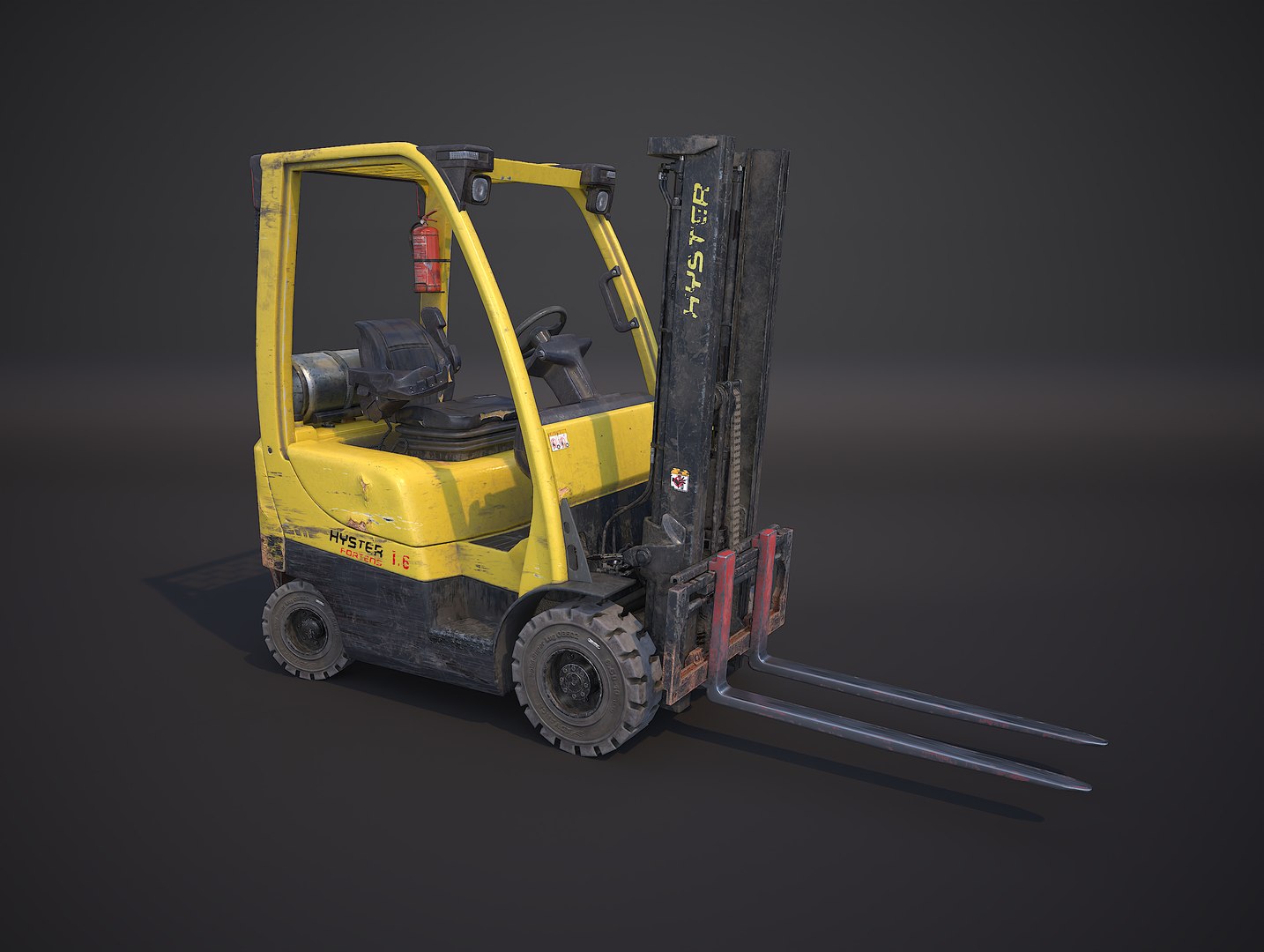 3D Forklift Hyster - TurboSquid 2120505