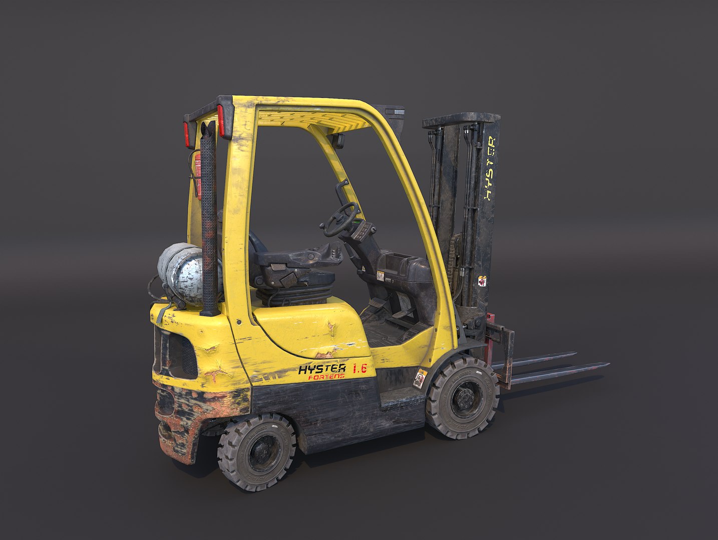 3D Forklift Hyster - TurboSquid 2120505