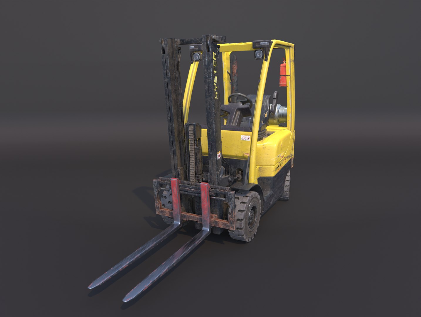 3D Forklift Hyster - TurboSquid 2120505