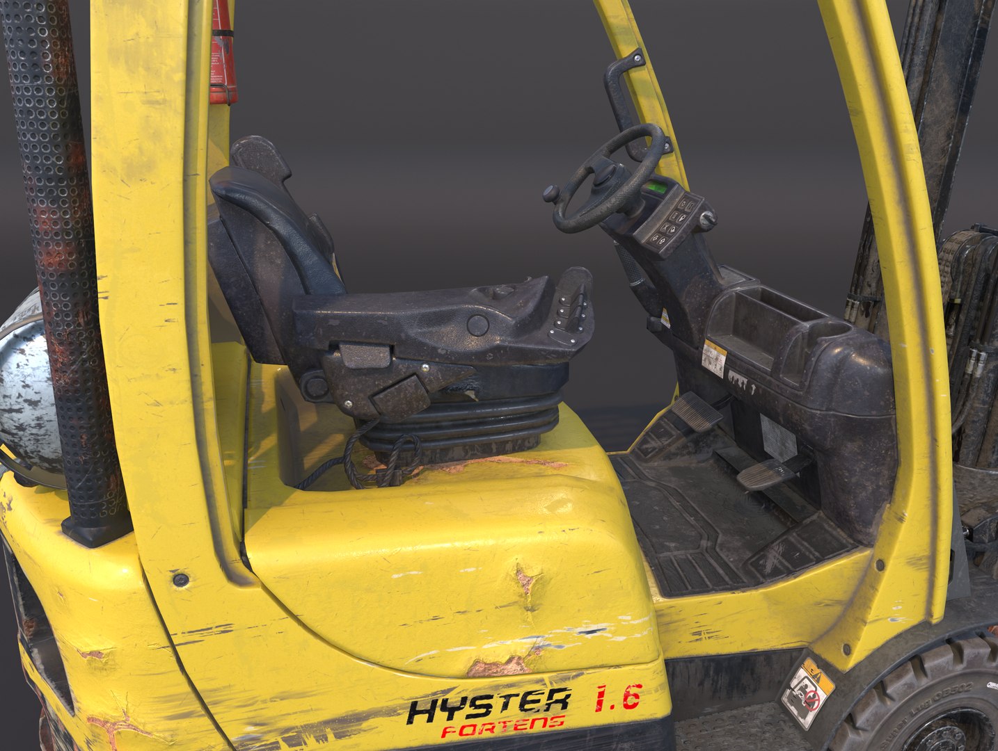 3D Forklift Hyster - TurboSquid 2120505