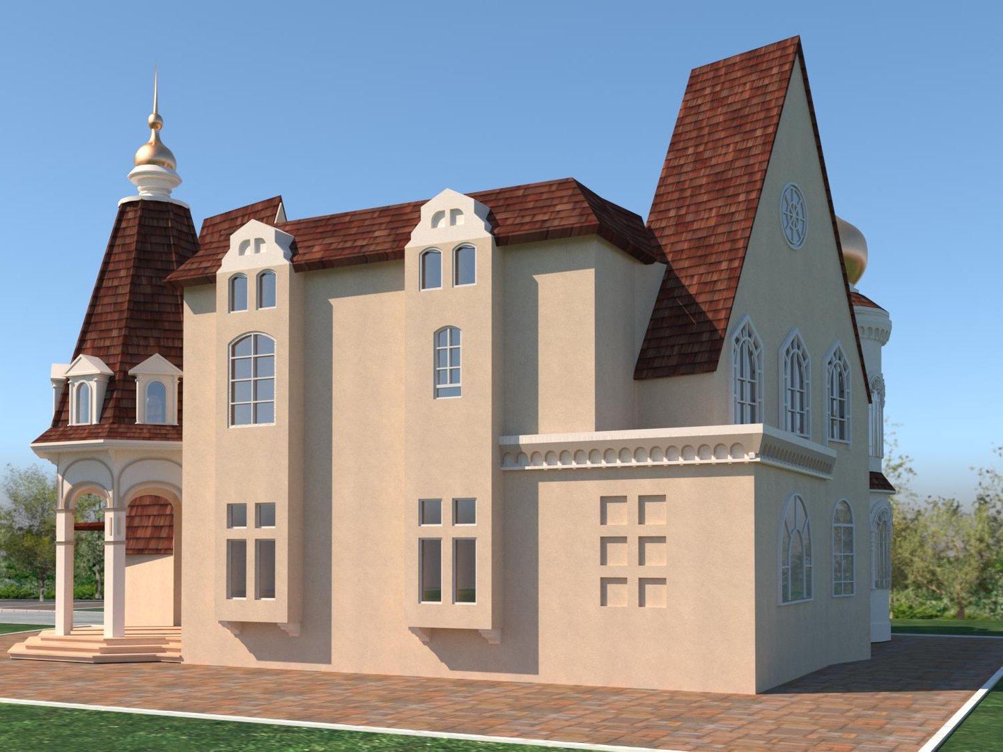 3D Russian House Model - TurboSquid 1167530