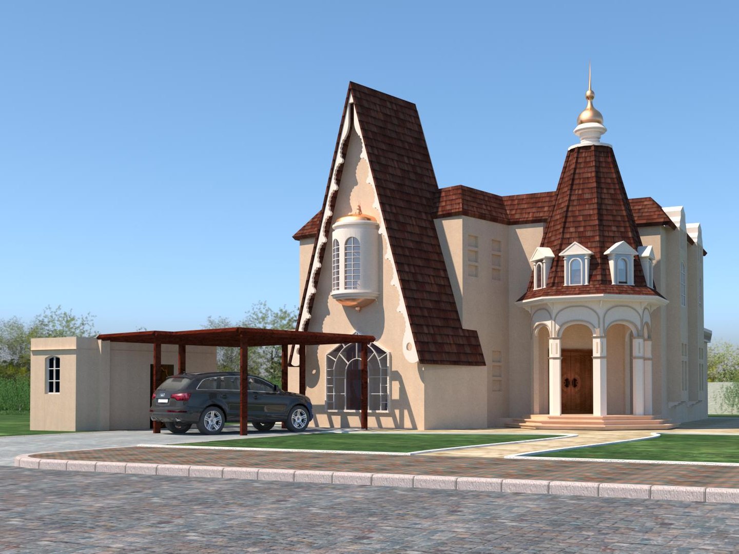 3D Russian House Model - TurboSquid 1167530