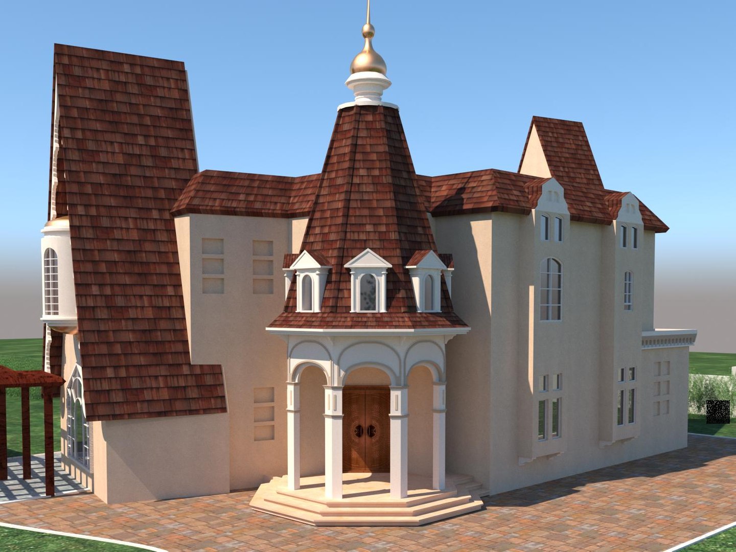 3D Russian House Model - TurboSquid 1167530