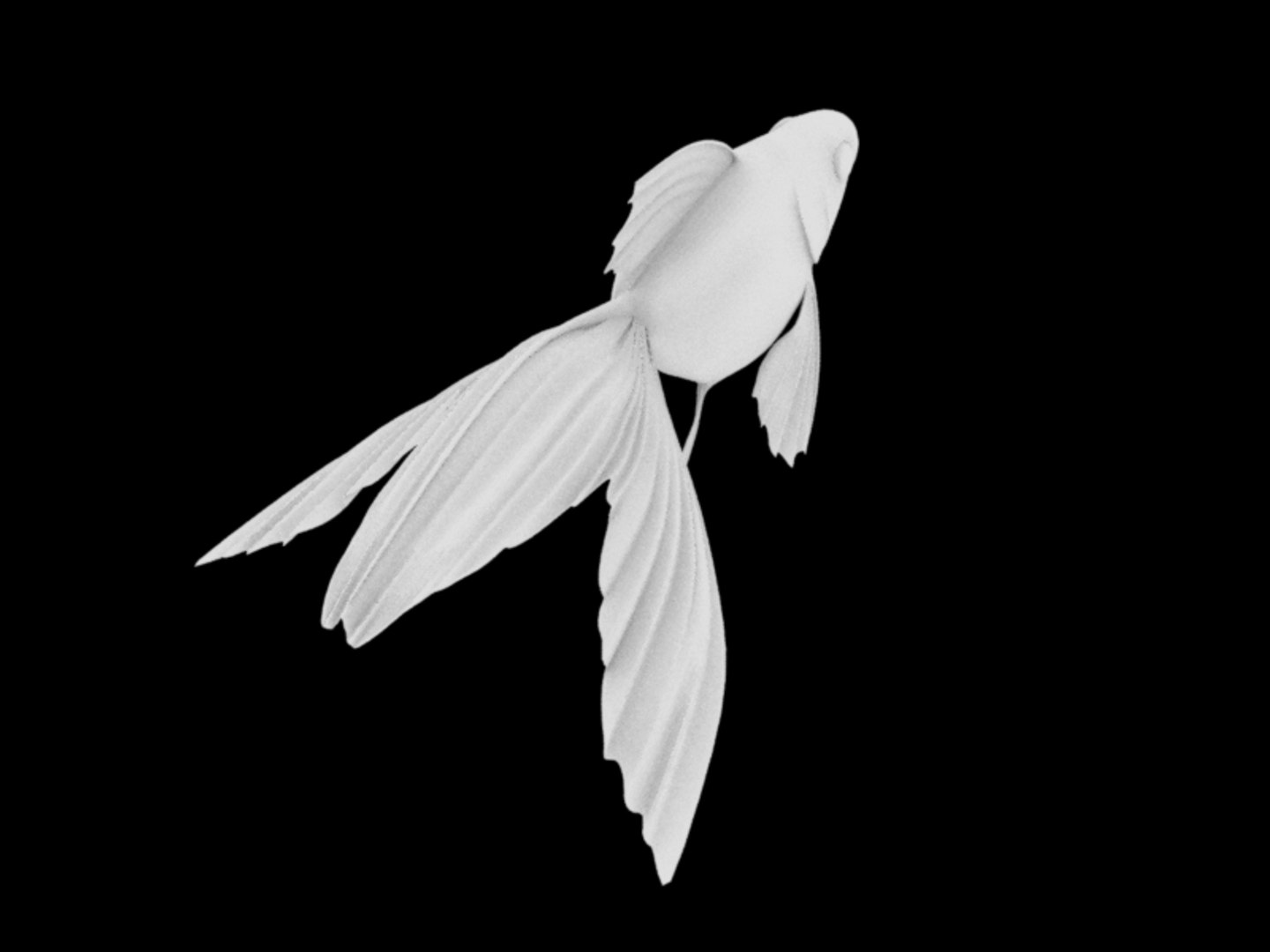 3d Goldfish Gold Fish Model