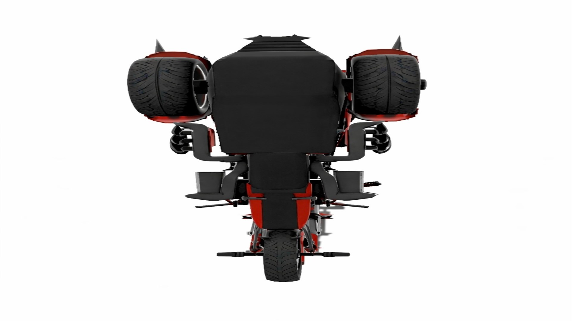 3D Luxury Gothic Devil Throne Trike Motorcycle Model - TurboSquid 2545287