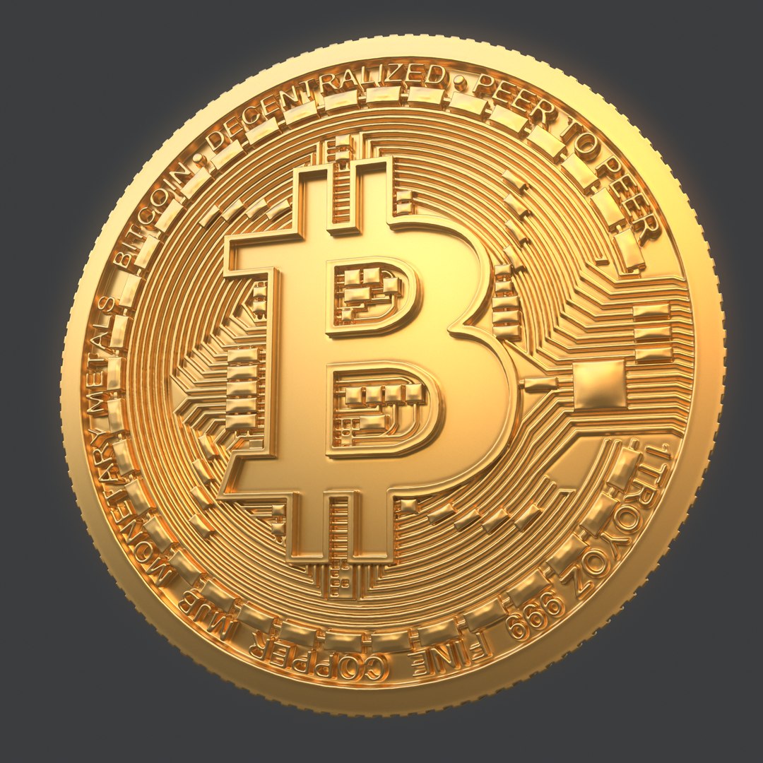 Bitcoin Coin Bit 3D - TurboSquid 1693829