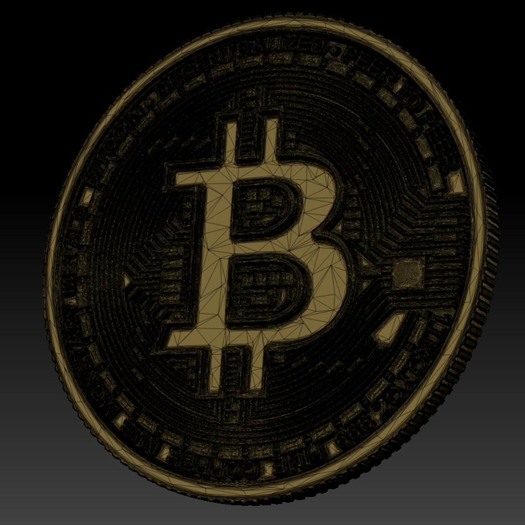 Bitcoin Coin Bit 3D - TurboSquid 1693829