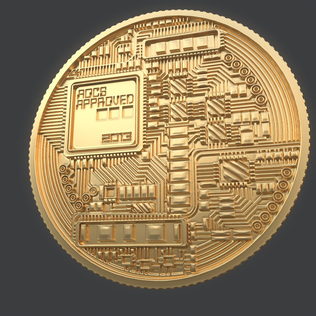 Bitcoin Coin Bit 3D - TurboSquid 1693829