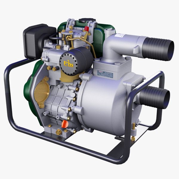 modelo 3d air-cooled vertical diesel engine - TurboSquid 1949148