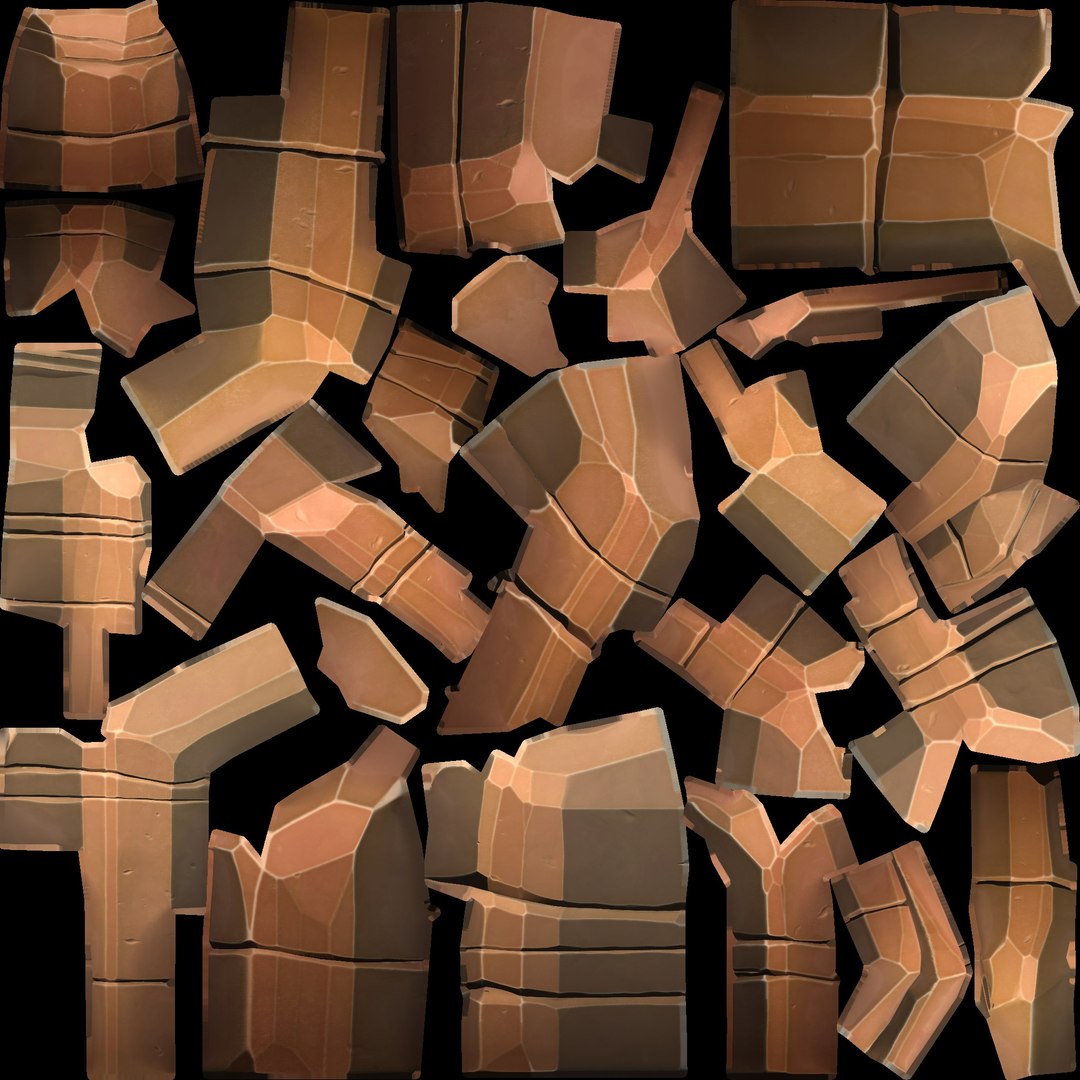 3D Cartoon Stone - TurboSquid 1628347