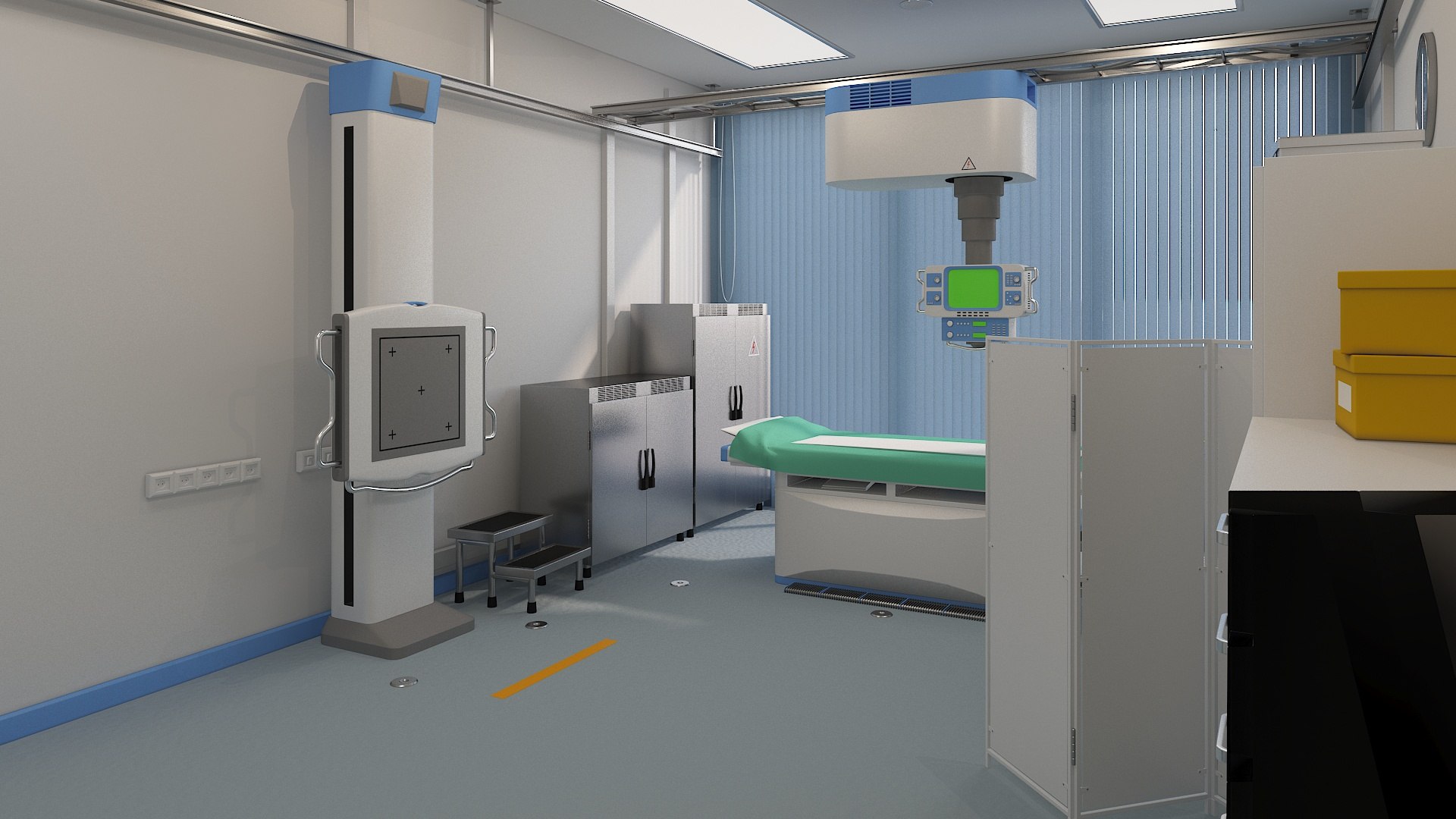 X-Ray Room 3D Model - TurboSquid 2234249