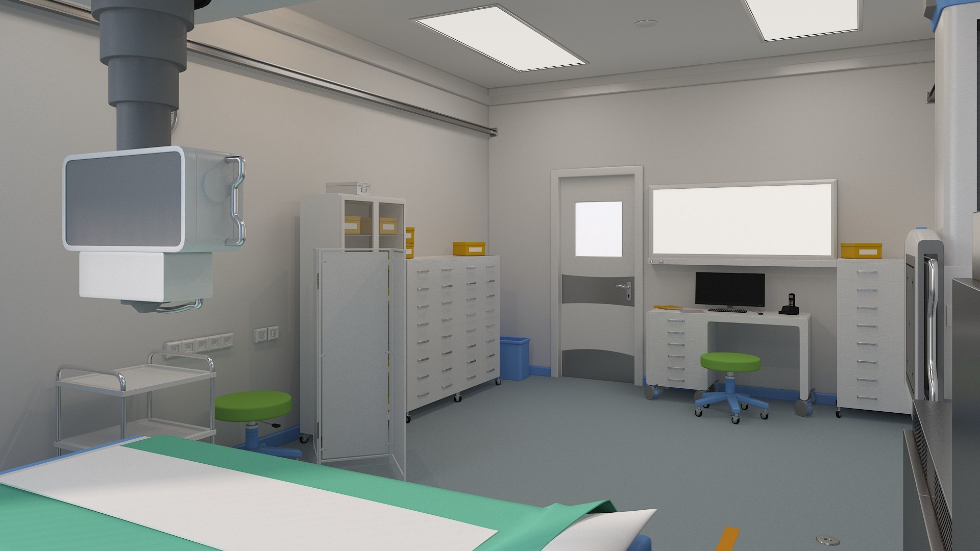 X-Ray Room 3D Model - TurboSquid 2234249
