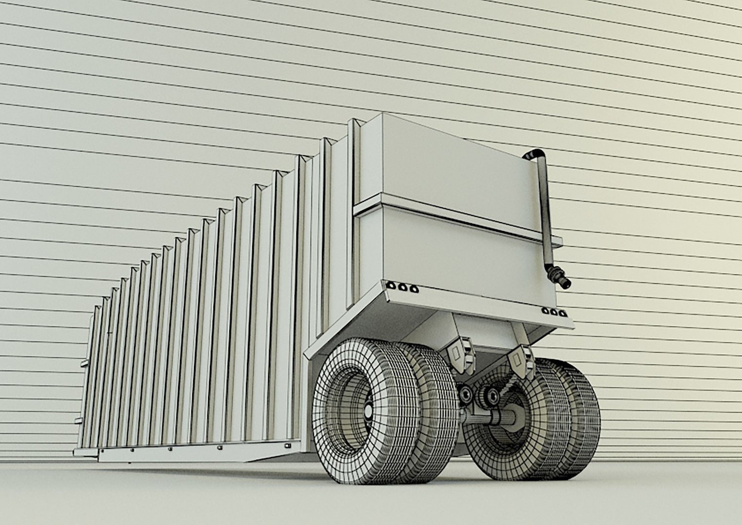 3D Frac Tank Trailer Model 3D Model Model - TurboSquid 2062067