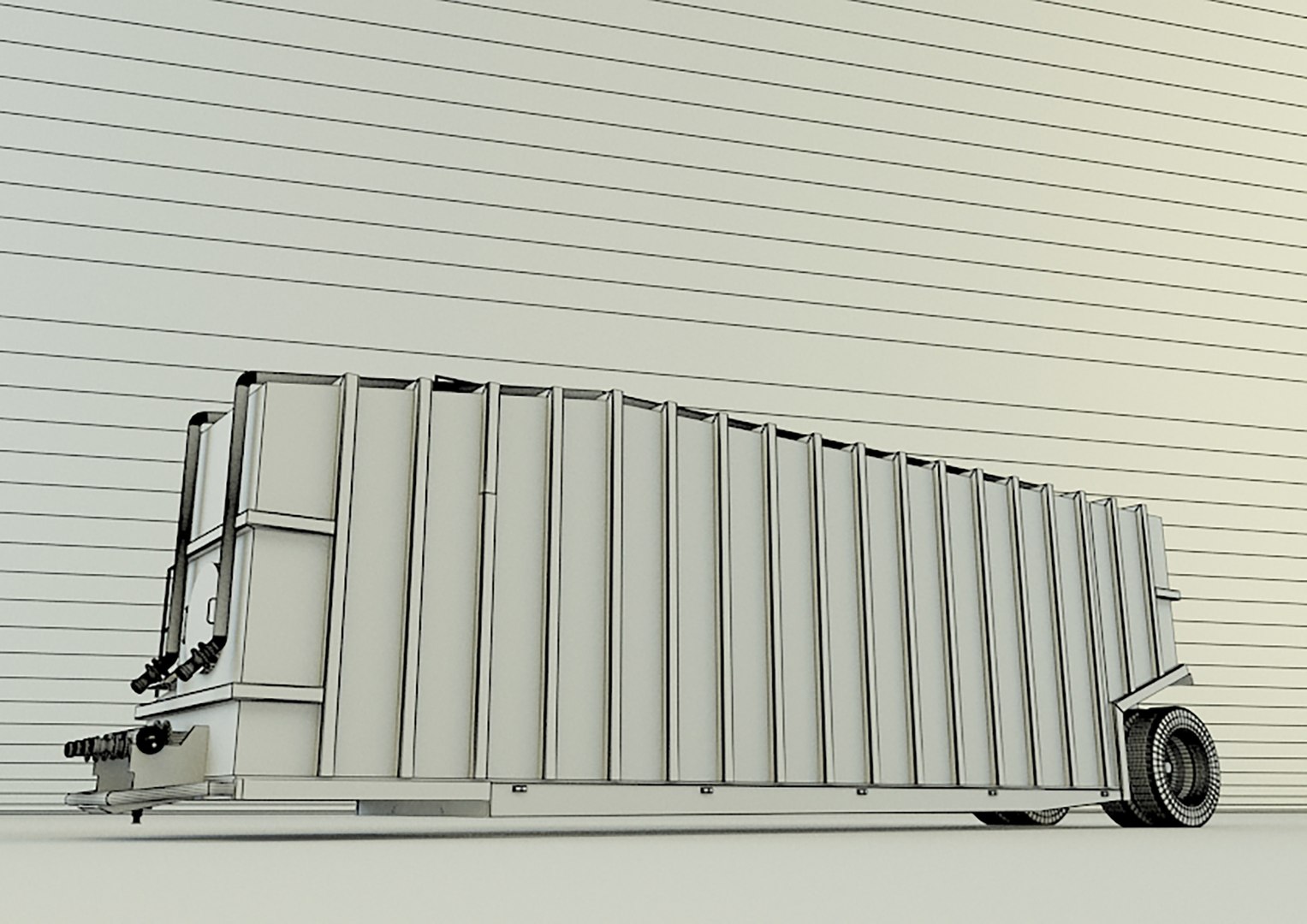 3D Frac Tank Trailer Model 3D Model Model - TurboSquid 2062067