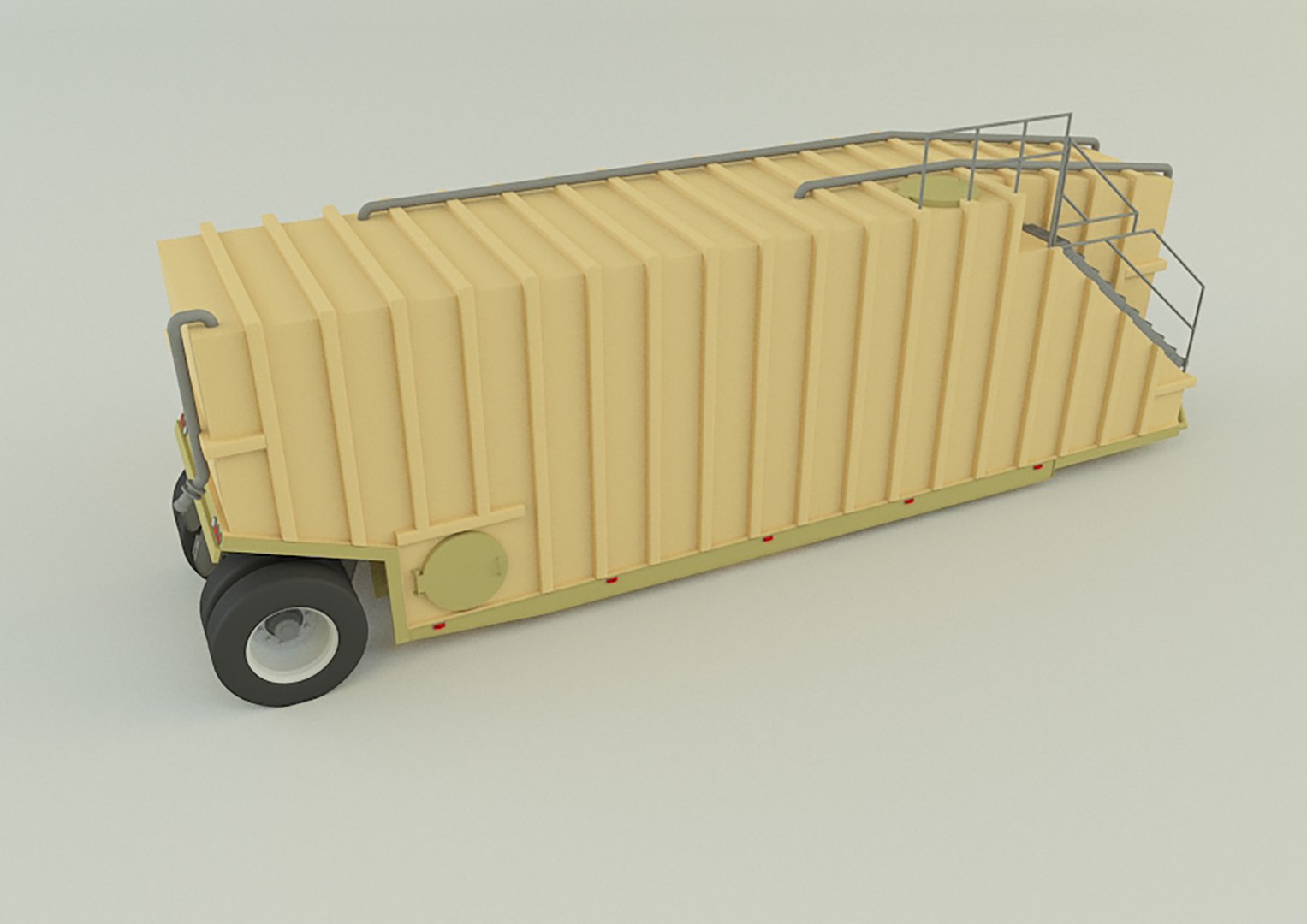 3D Frac Tank Trailer Model 3D Model Model - TurboSquid 2062067