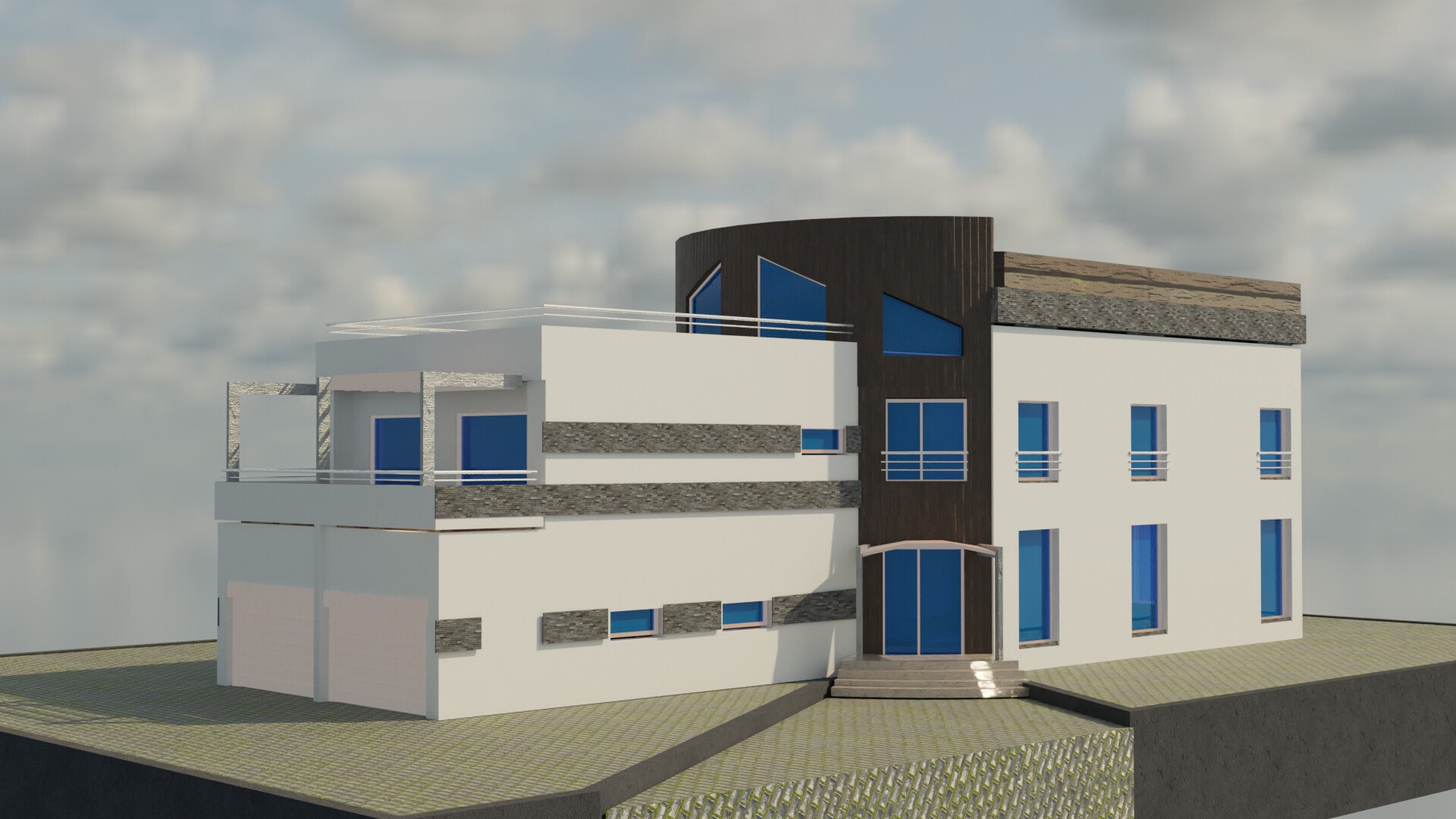 Professional House 3D Model - TurboSquid 2036232