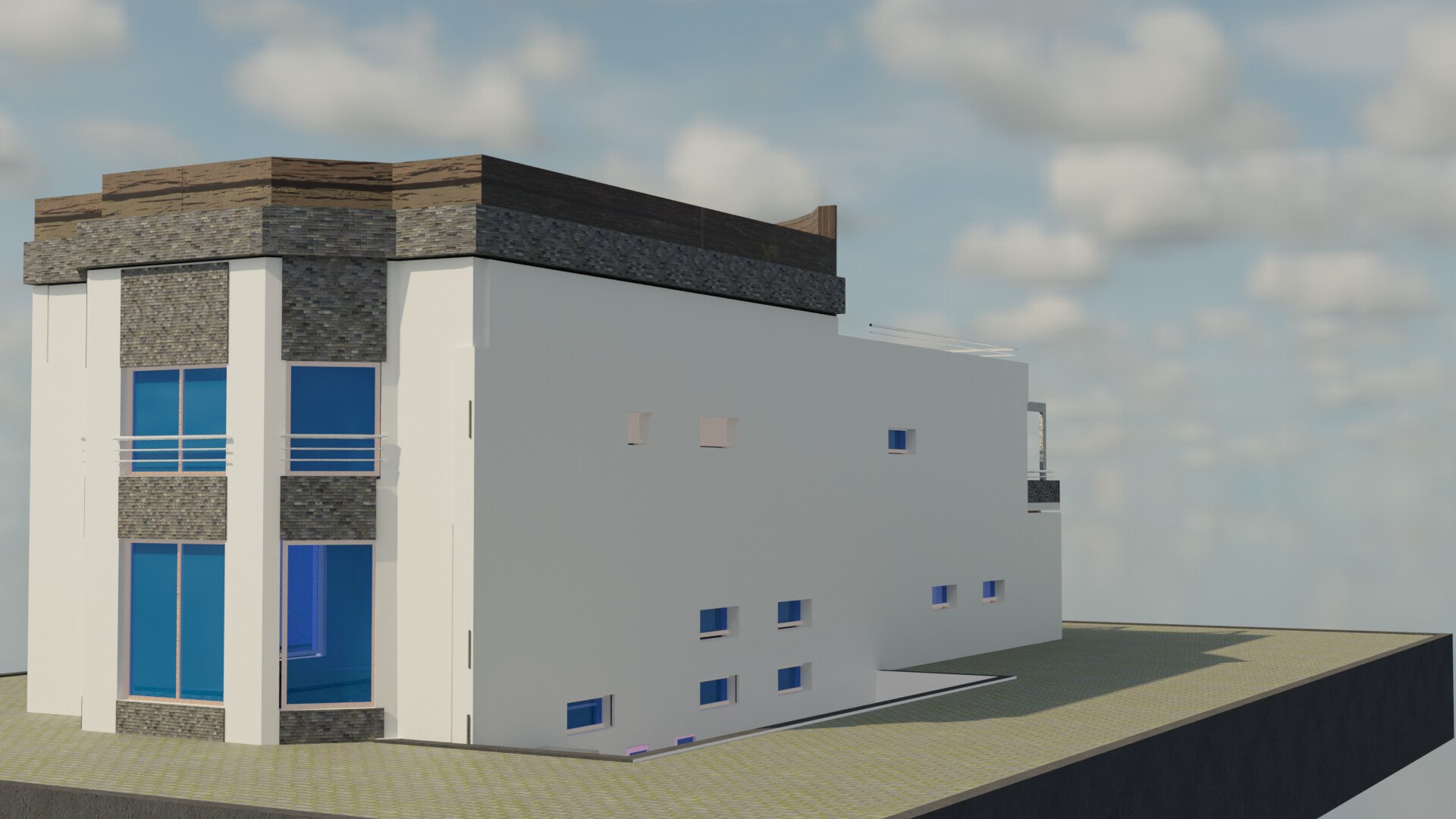 Professional House 3D Model - TurboSquid 2036232