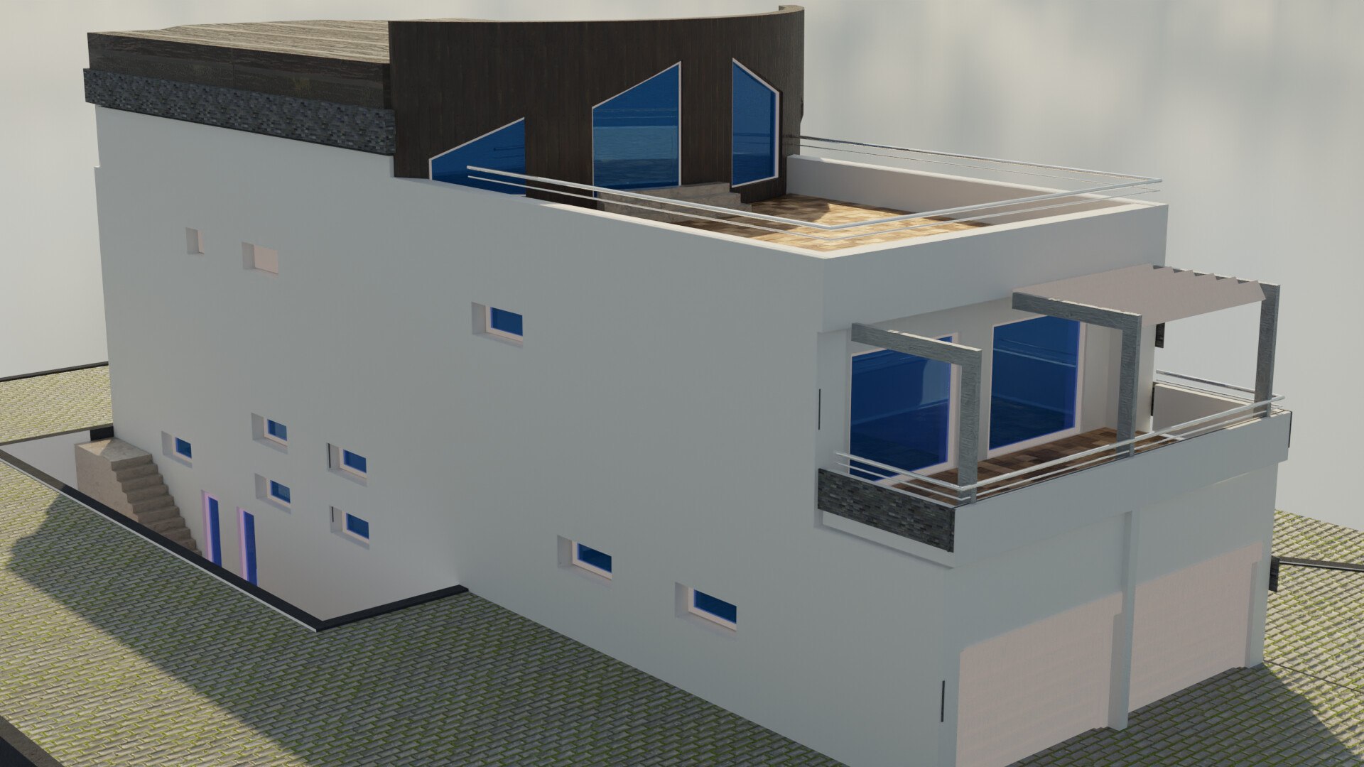 Professional House 3D Model - TurboSquid 2036232