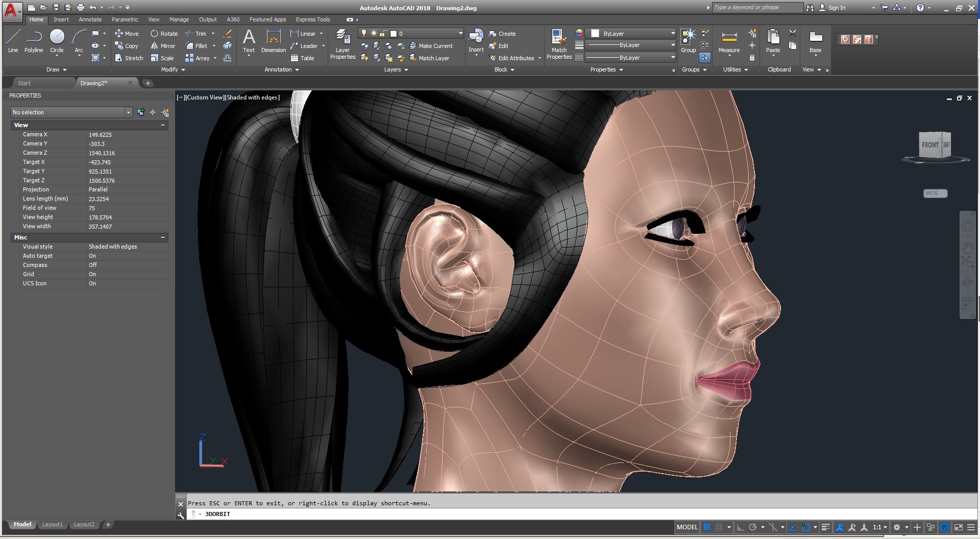 Woman cad 3D model - TurboSquid 1346846