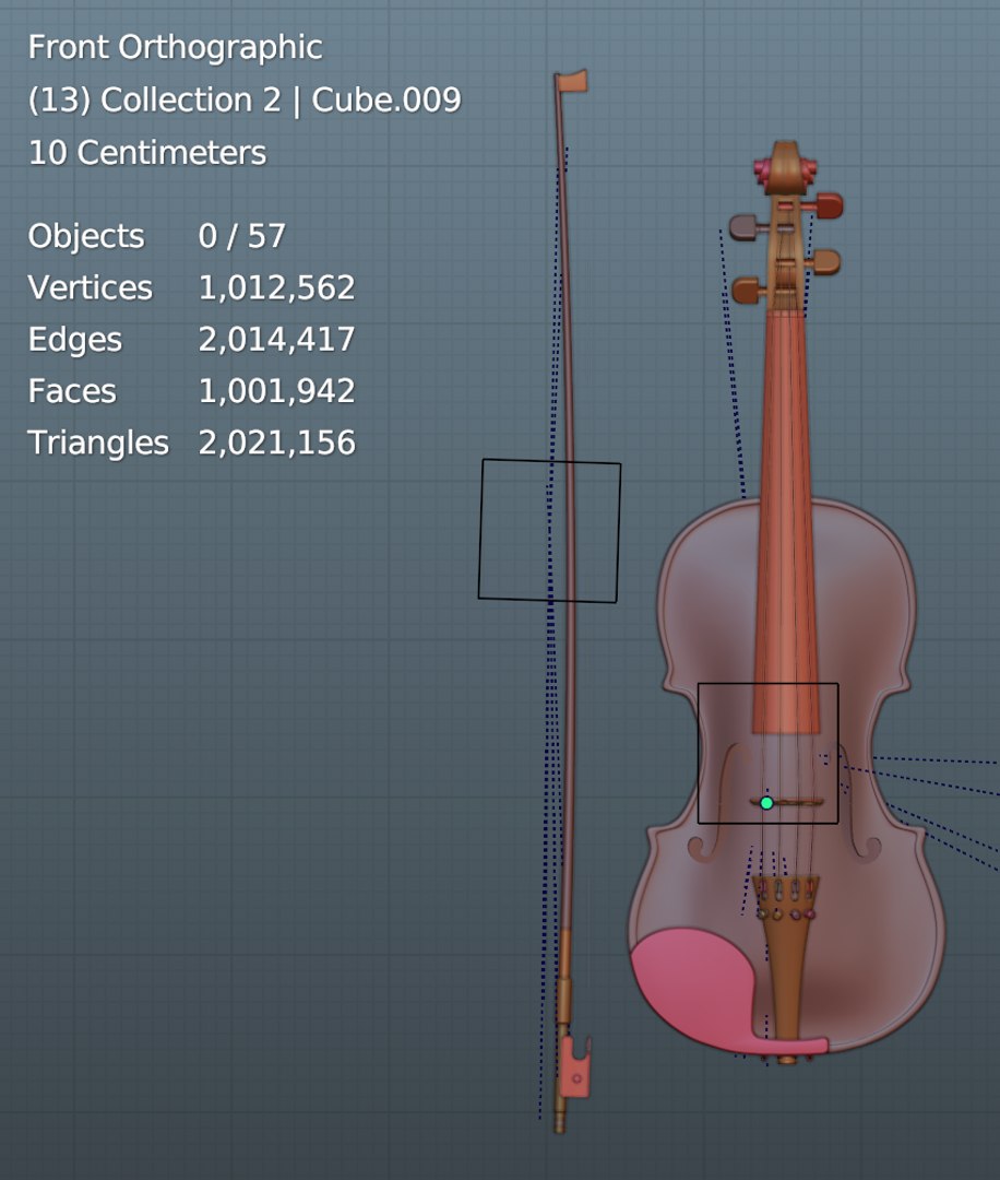 3D model Violin - TurboSquid 2106571