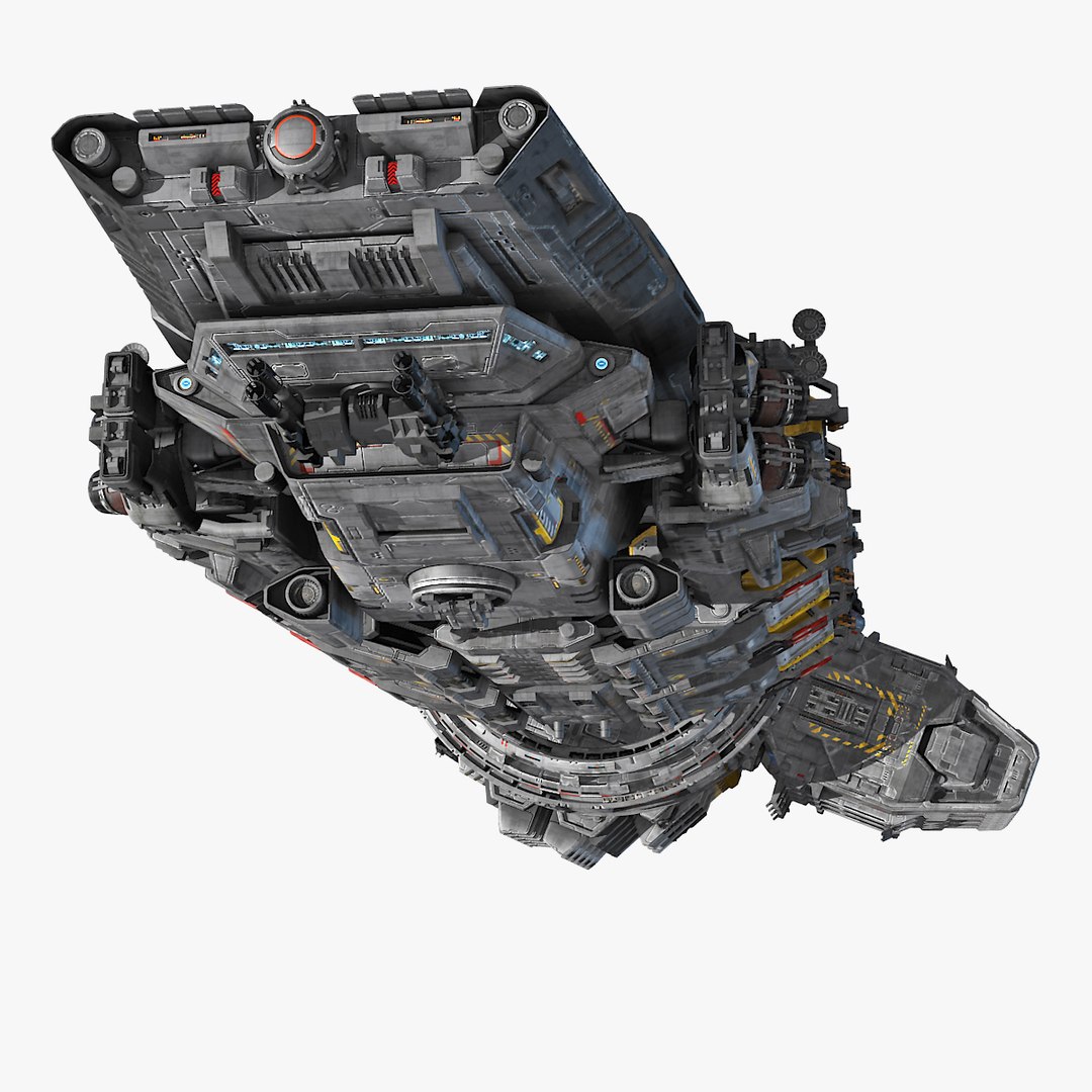 3D Modular Spaceship - TurboSquid 1178058