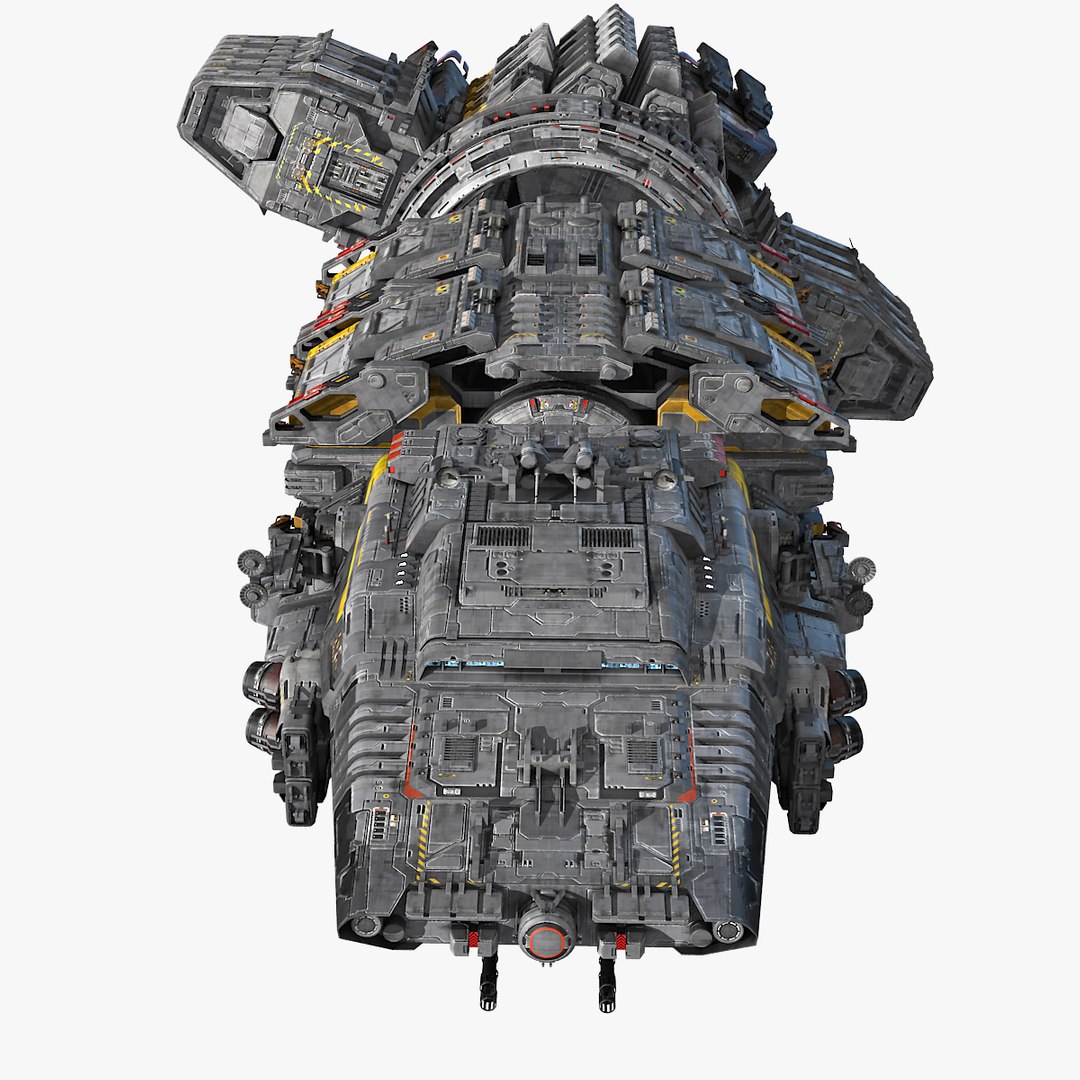 3D Modular Spaceship - TurboSquid 1178058