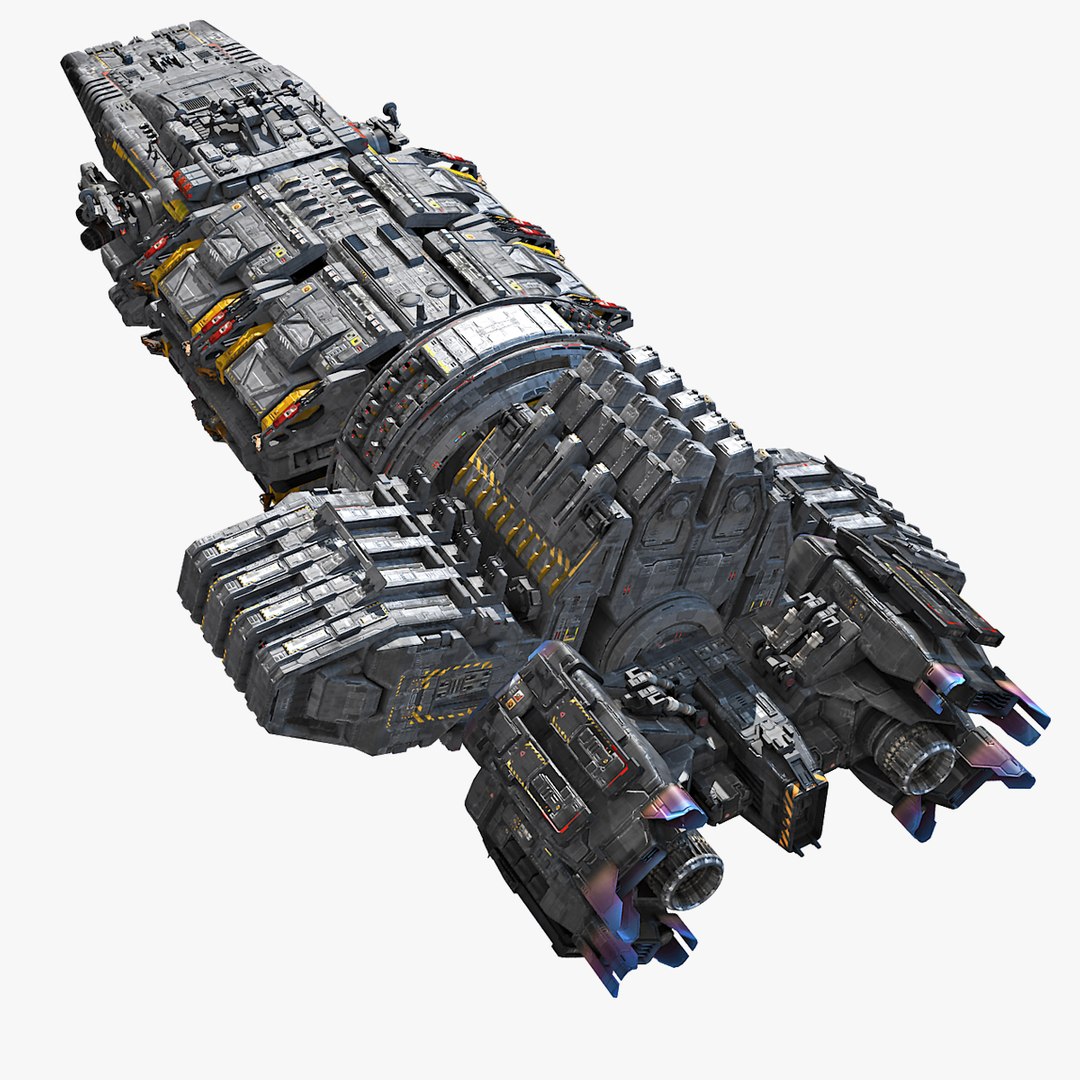 3D Modular Spaceship - TurboSquid 1178058