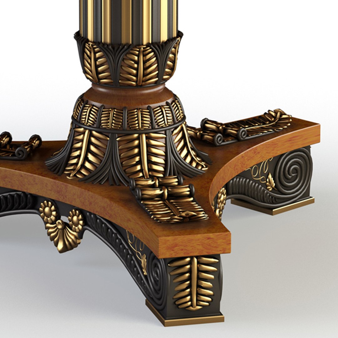 chair dining group 3d model