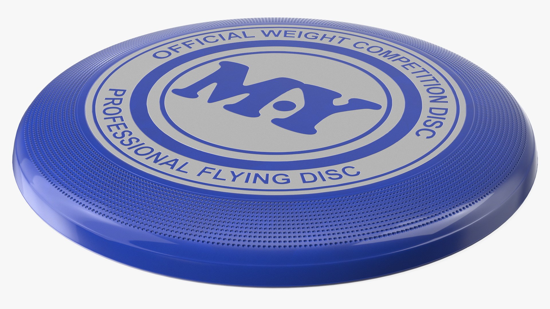 3D Model Professional Frisbee Disc Blue - TurboSquid 2219455