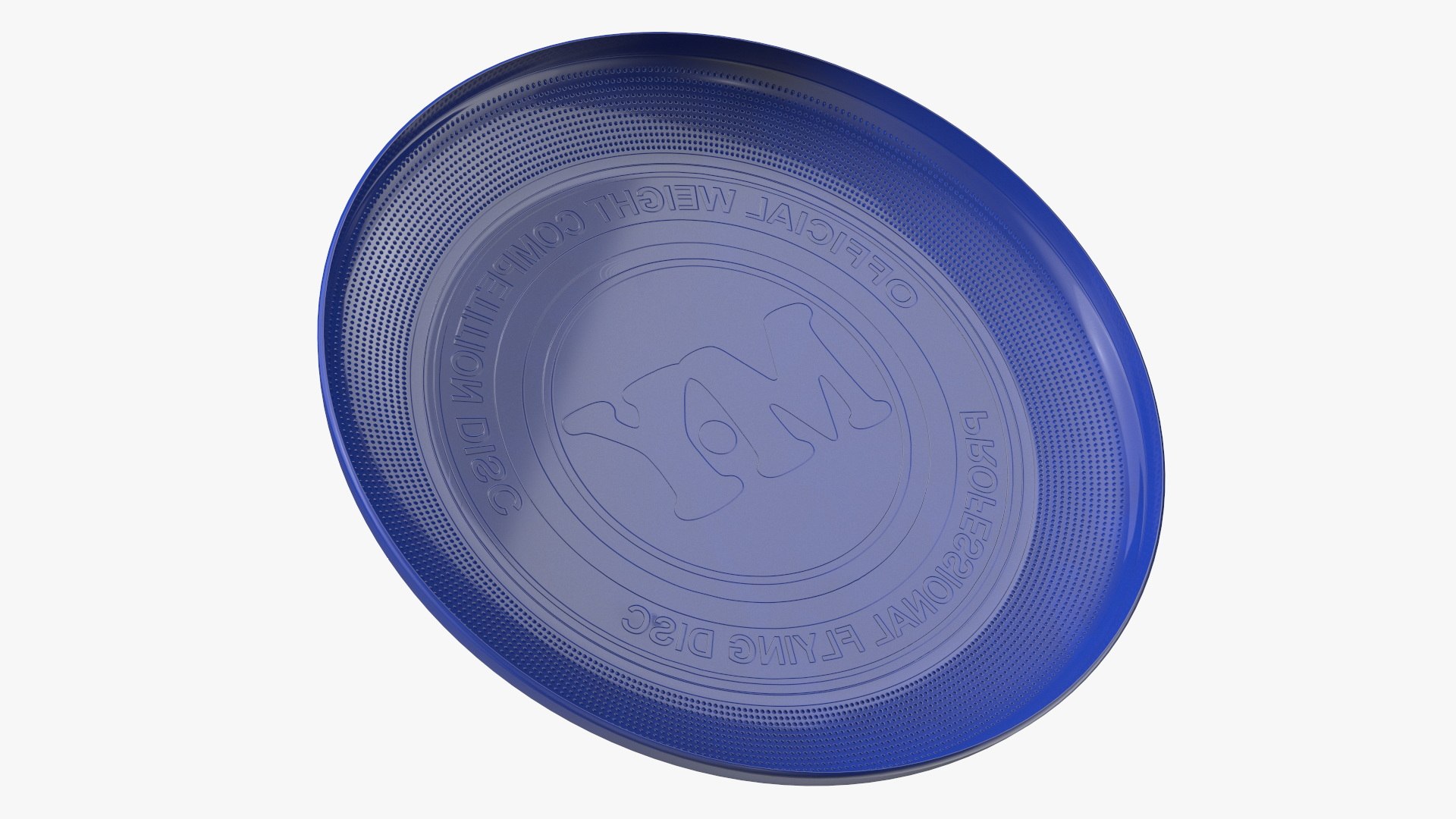 3D Model Professional Frisbee Disc Blue - TurboSquid 2219455