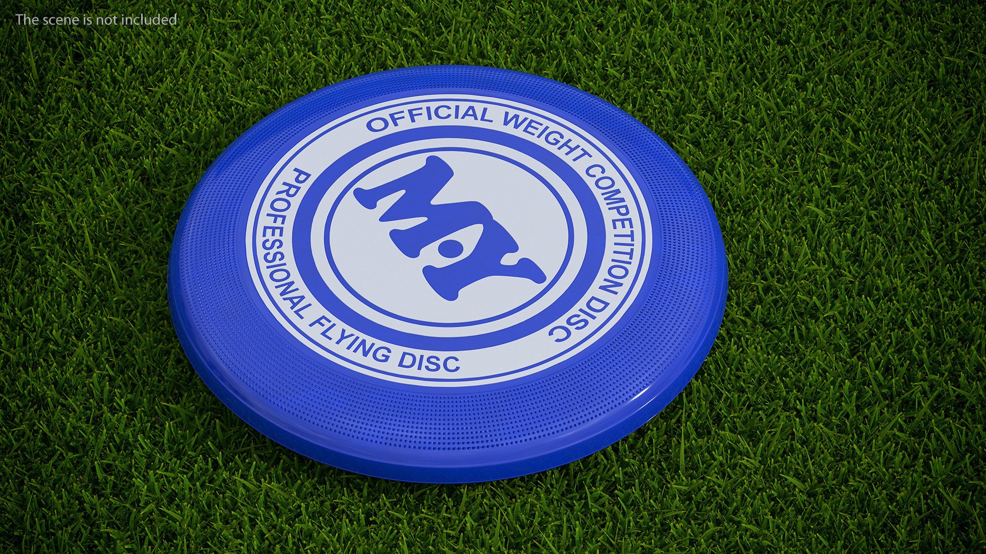 3D Model Professional Frisbee Disc Blue - TurboSquid 2219455