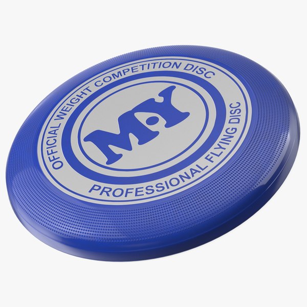 modelo 3d Disco Frisbee Profesional Azul - TurboSquid 2219455