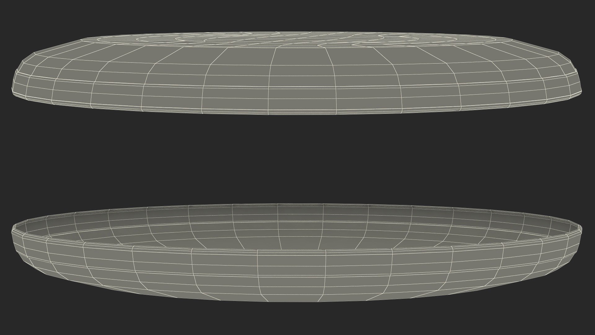 3D Model Professional Frisbee Disc Blue - TurboSquid 2219455